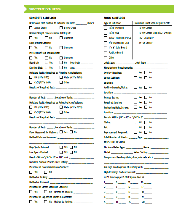 Prepare with the NWFA Jobsite Checklist - Hardwood Floors Magazine